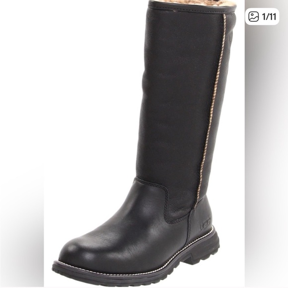 UGG | Shoes | Ugg Brooks Shearling Leather Sheepskin Tall Boots | Poshmark